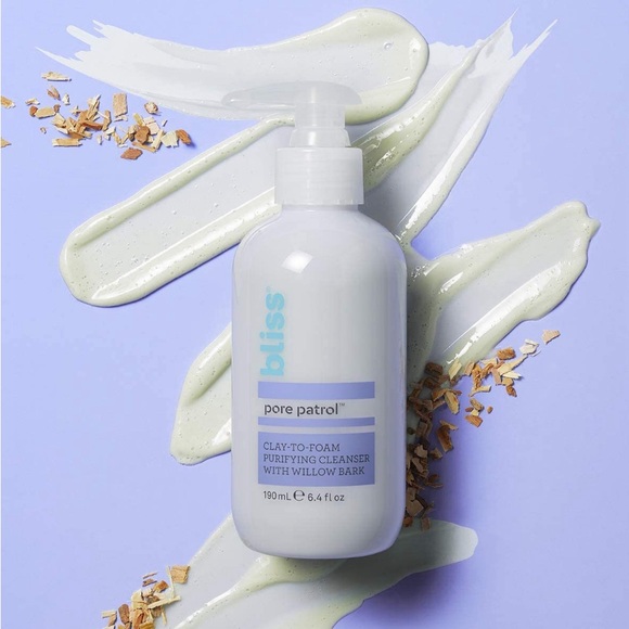 Bliss | Skincare | Bliss Pore Patrol Clay To Foam Purifying Cleanser With Willow Bark 9 Ml ...